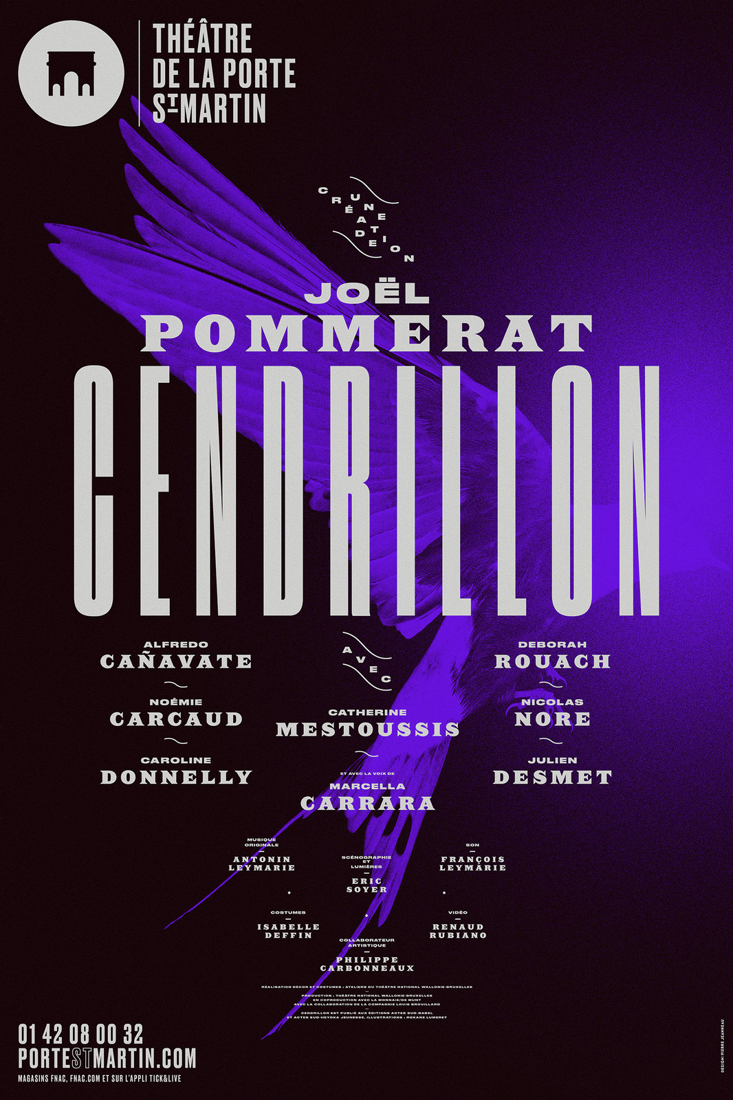 “Théâtre de la Porte St-Martin”, 2017, by Pierre Jeanneau - typo ...