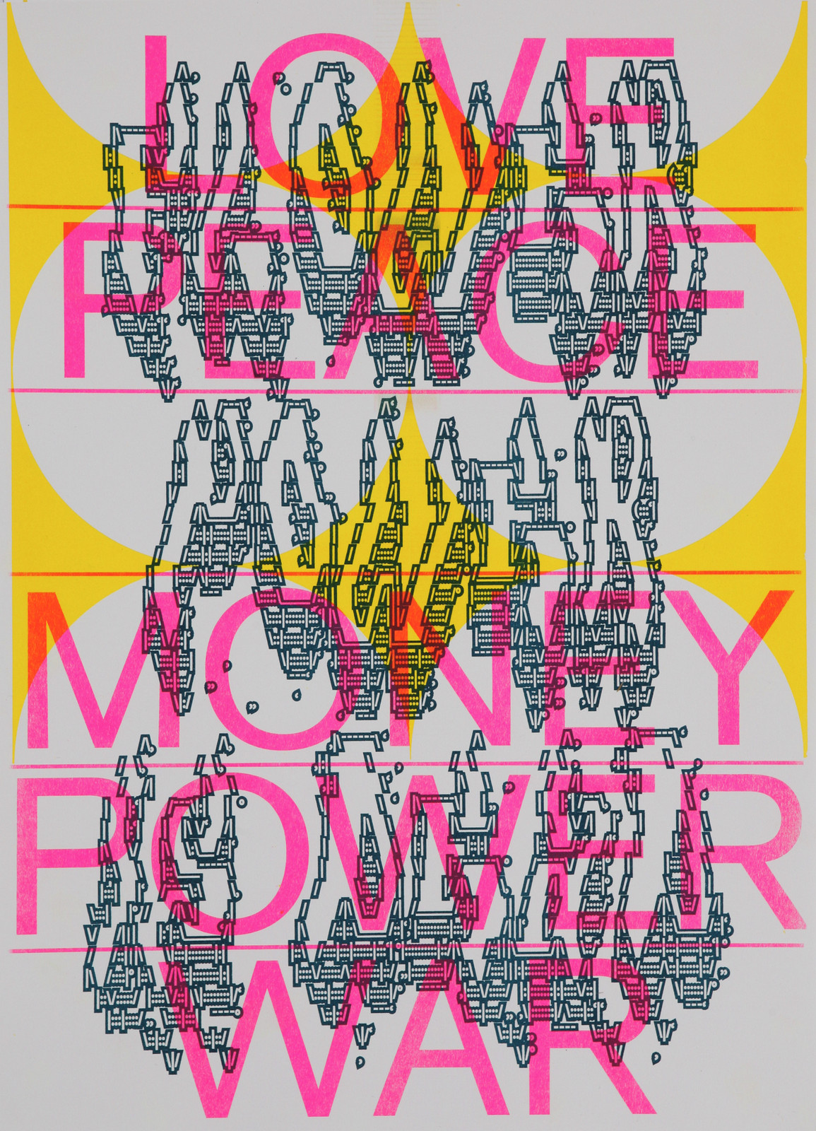 “WOODSTOCK (IM ARSCH)”, 2019, by Lars Harmsen and Markus Lange (Poster Rex) togetehr with Ariane ...