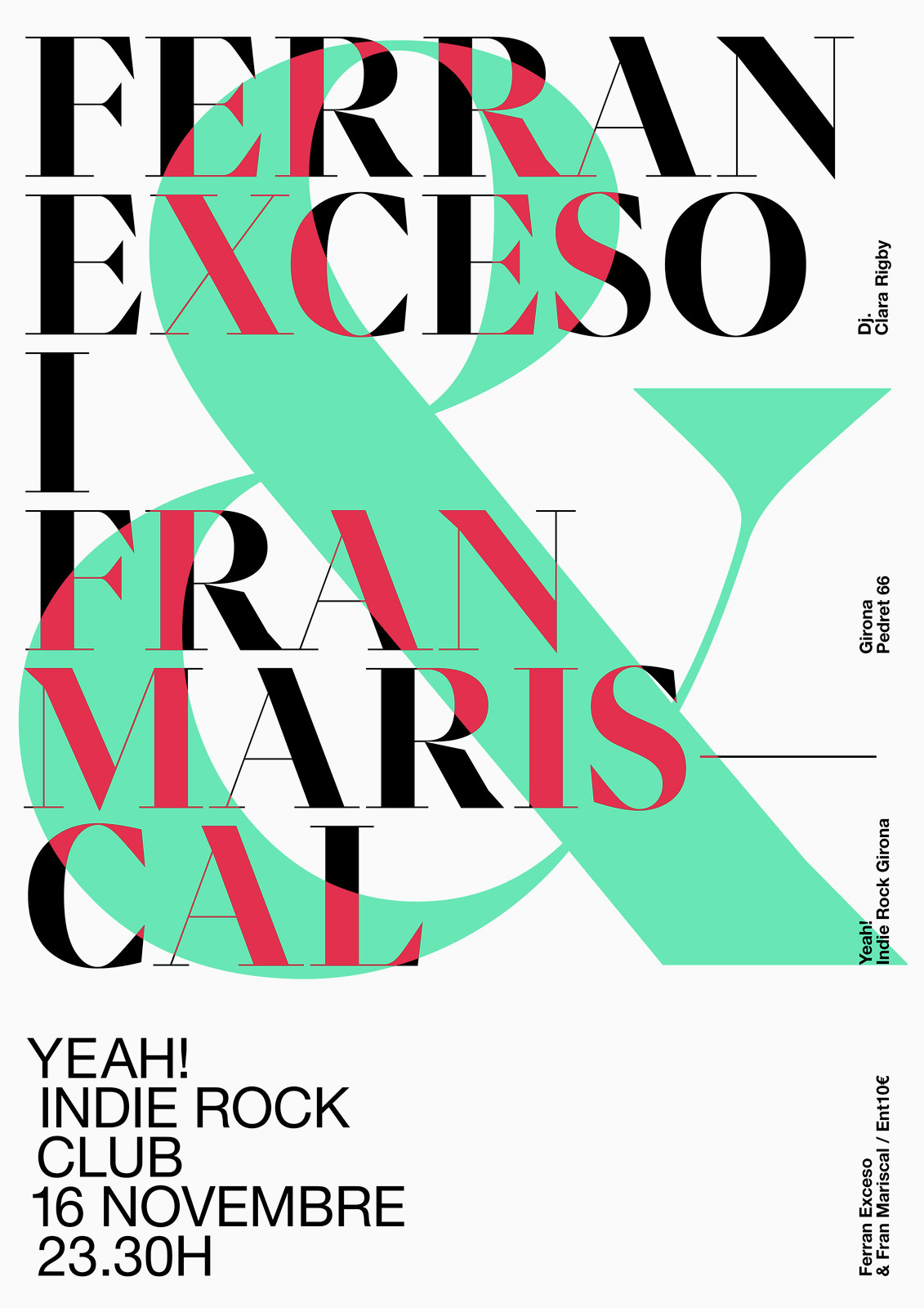 “Gig poster by Quim Marin Studio”, by Quim Marin - typo/graphic posters