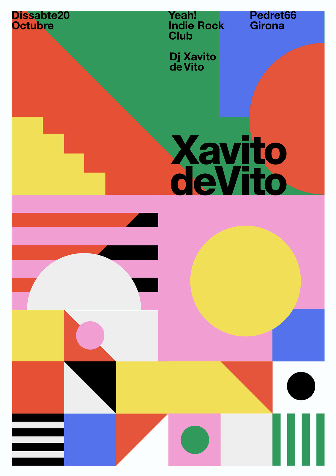 “Yeah! poster”, by Quim Marin - typo/graphic posters