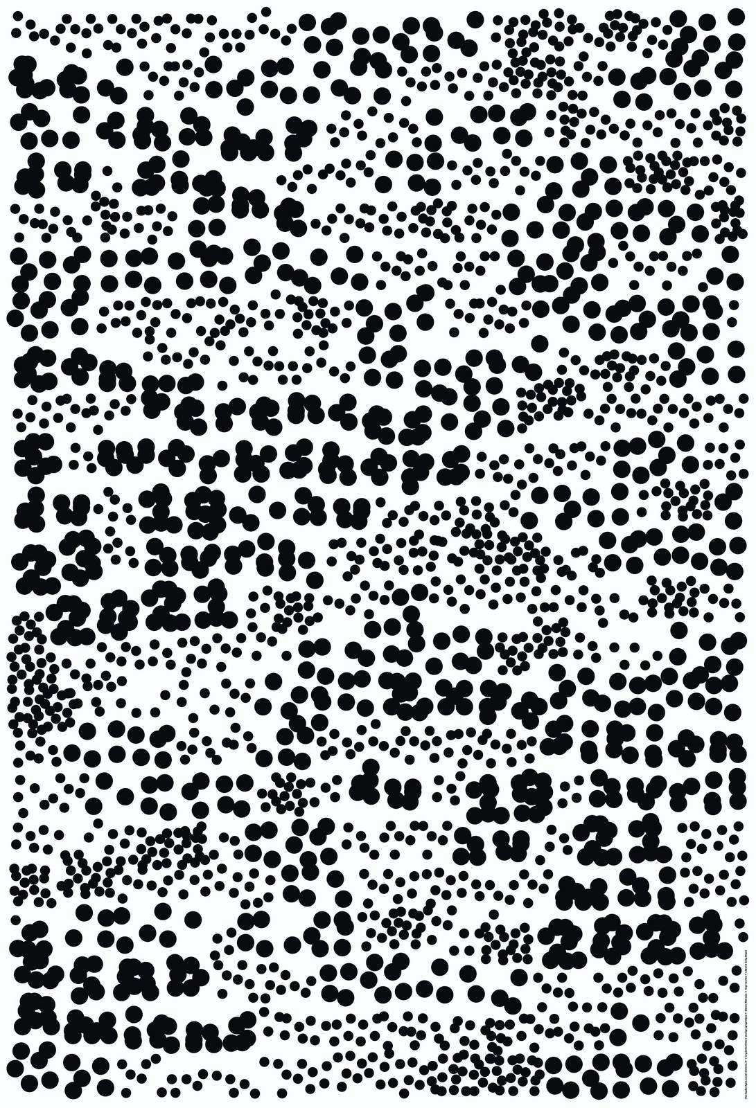 “Fonts & faces #5”, 2018, by Simon Renaud - typo/graphic posters