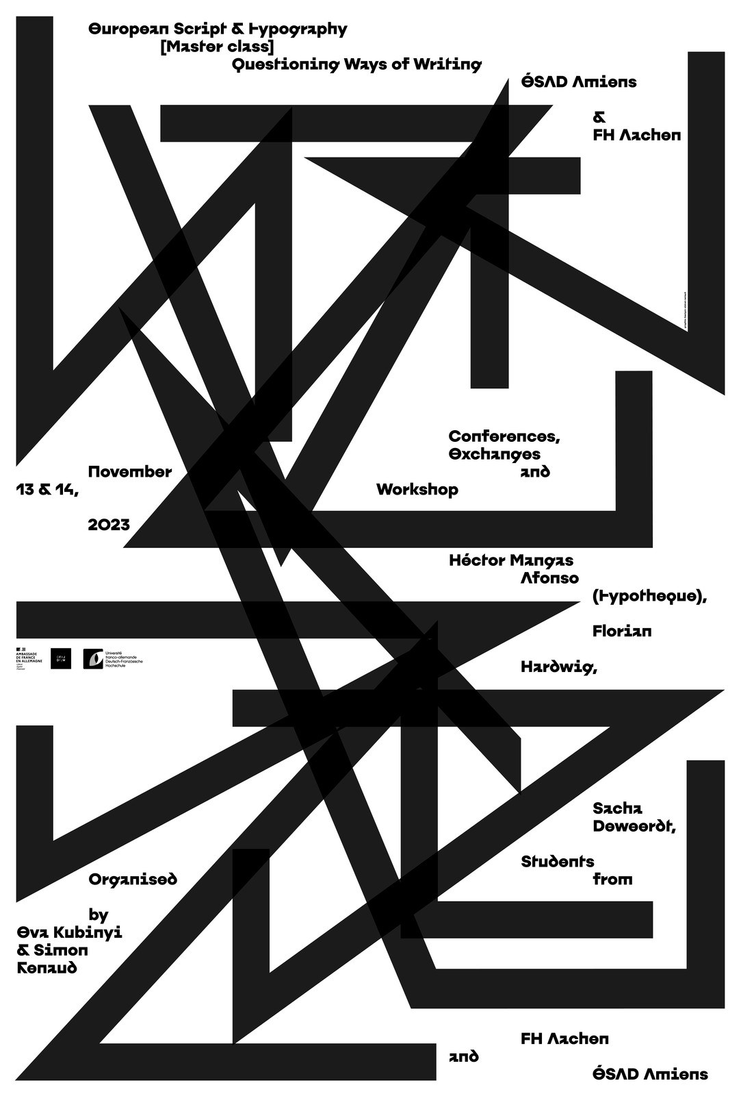 “European Script & Typography”, 2023, by Simon Renaud - typo/graphic ...
