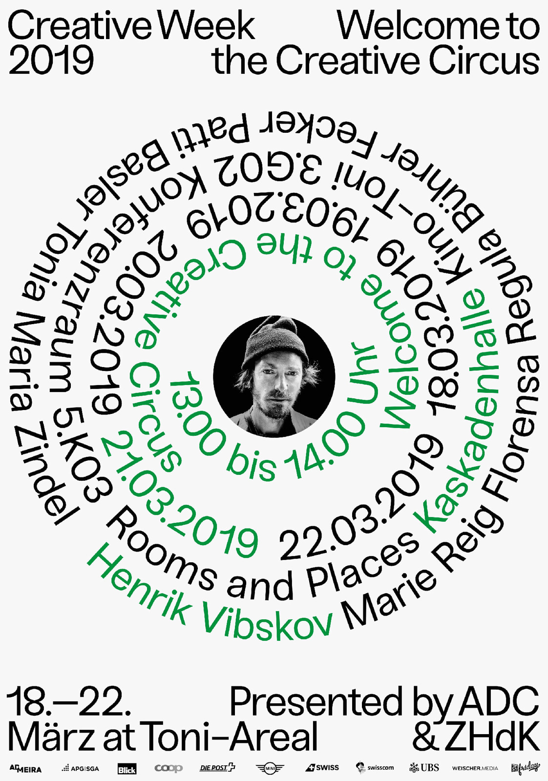 “ADC Creative Week 2019 – Daily poster”, 2019, by Skala Design GmbH ...