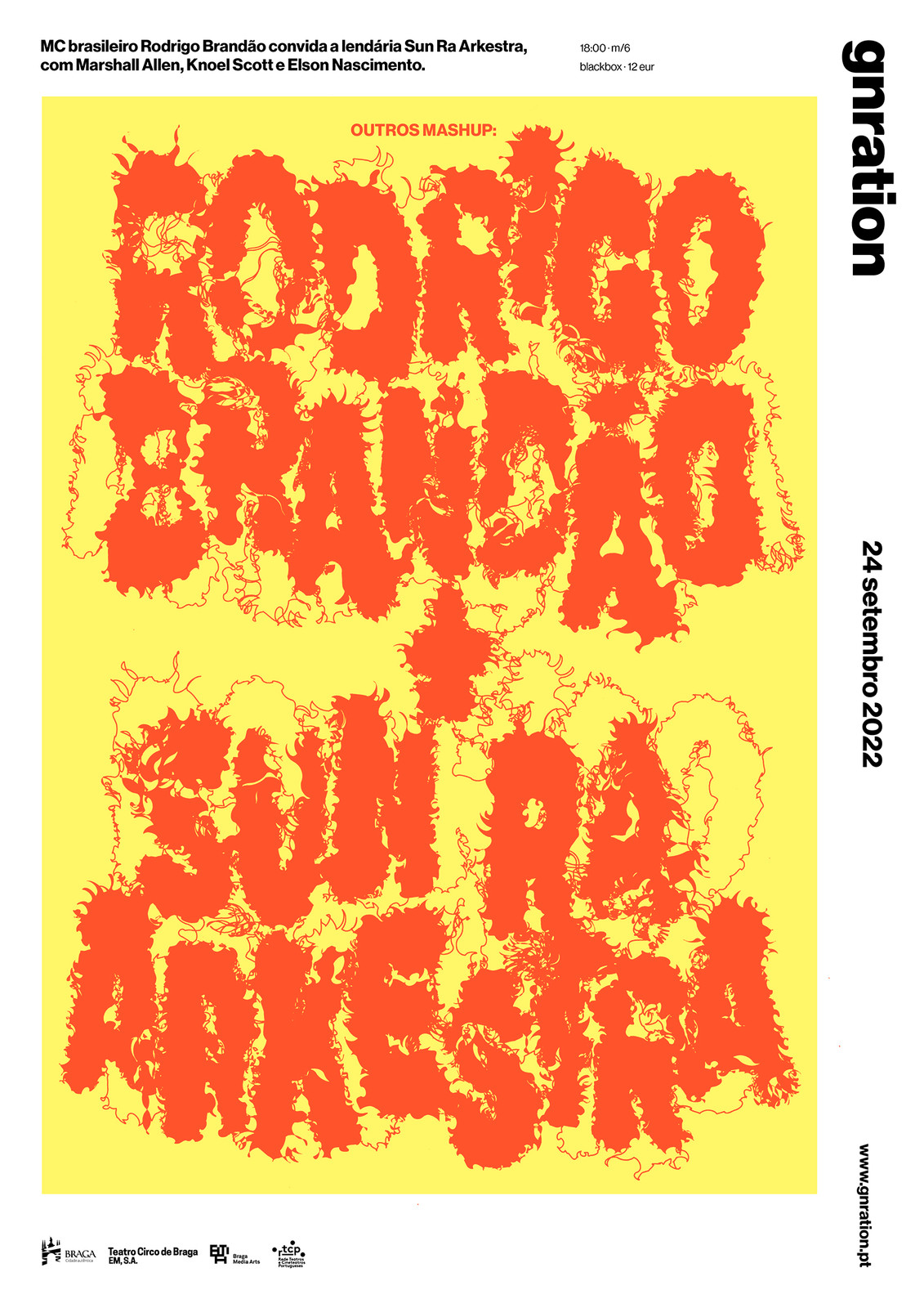 “Rui Reininho”, 2021, by studio dobra - typo/graphic posters