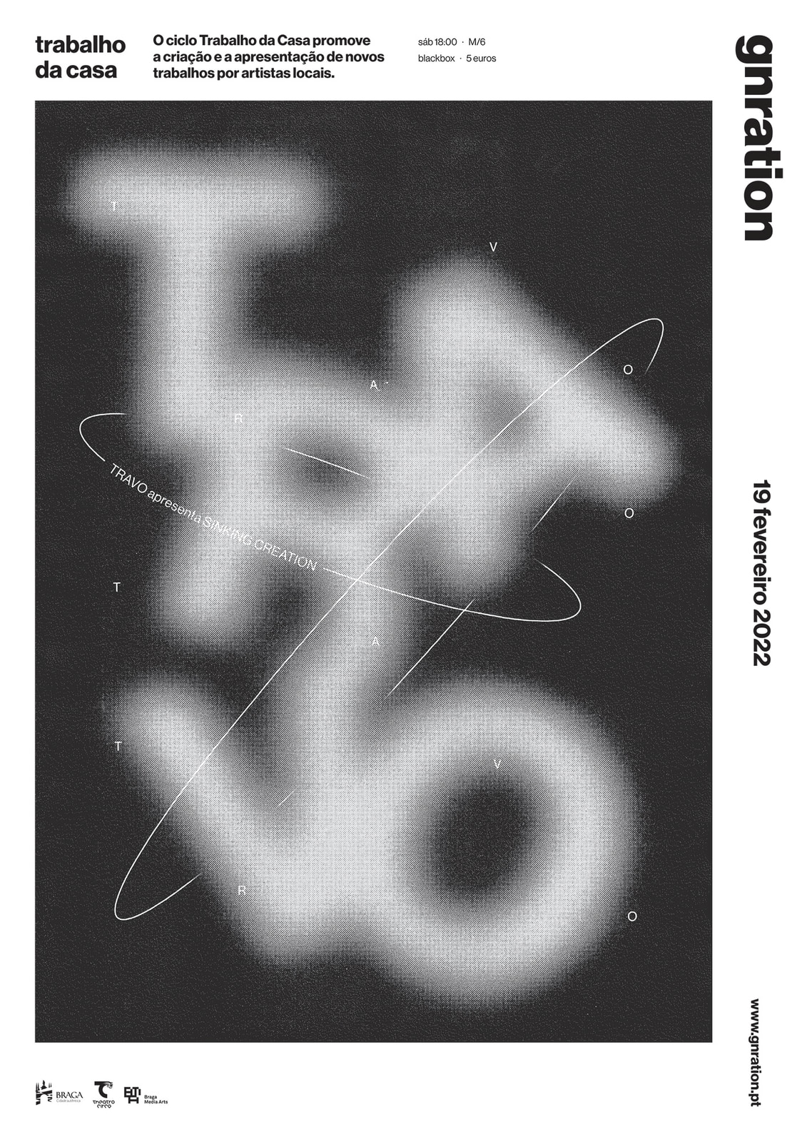 “Michael Gira + Kristof Hahn”, 2022, by studio dobra - typo/graphic posters