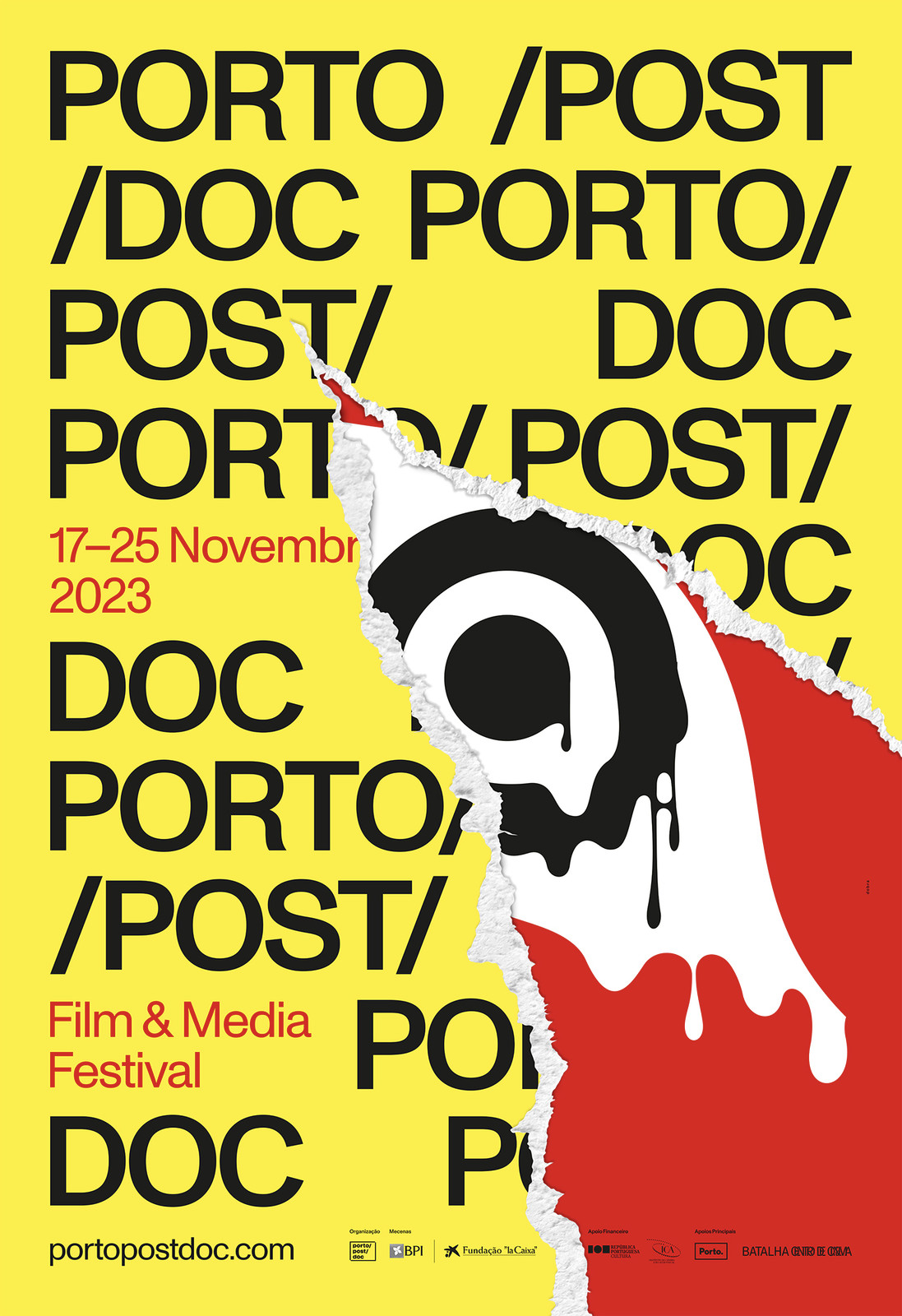 “Porto/Post/Doc”, 2023, by studio dobra - typo/graphic posters