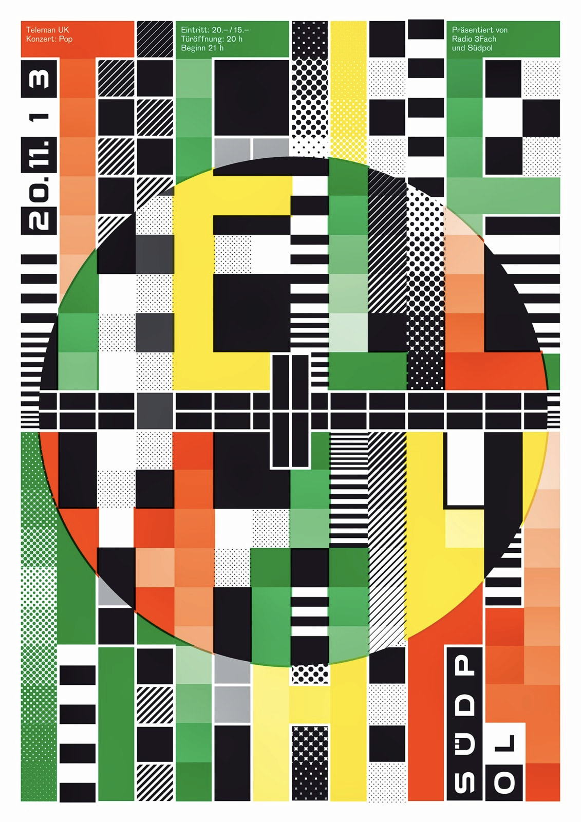 “Monotales”, 2013, by Felix Pfäffli for Südpol - typo/graphic posters