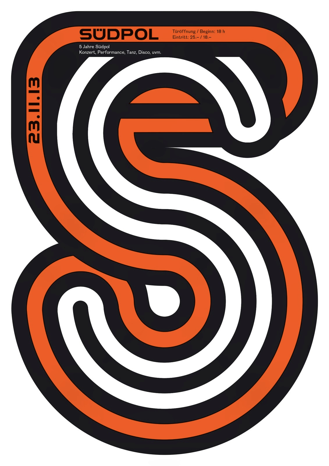 “Monotales”, 2013, by Felix Pfäffli for Südpol - typo/graphic posters