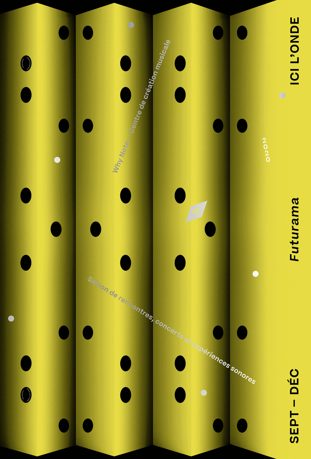 “why note”, 2021, by Atelier Tout va bien - typo/graphic posters