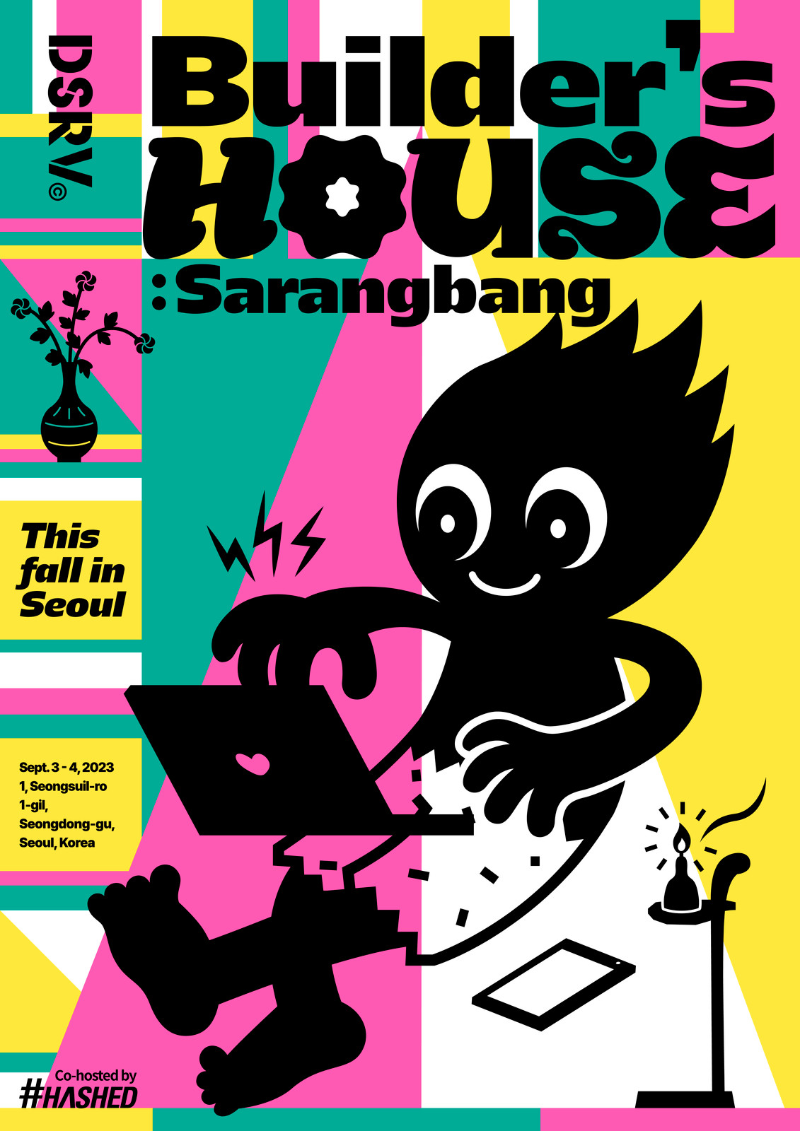 “Local Artist Exhibition Space Support”, 2024, by Woong Studio - typo ...