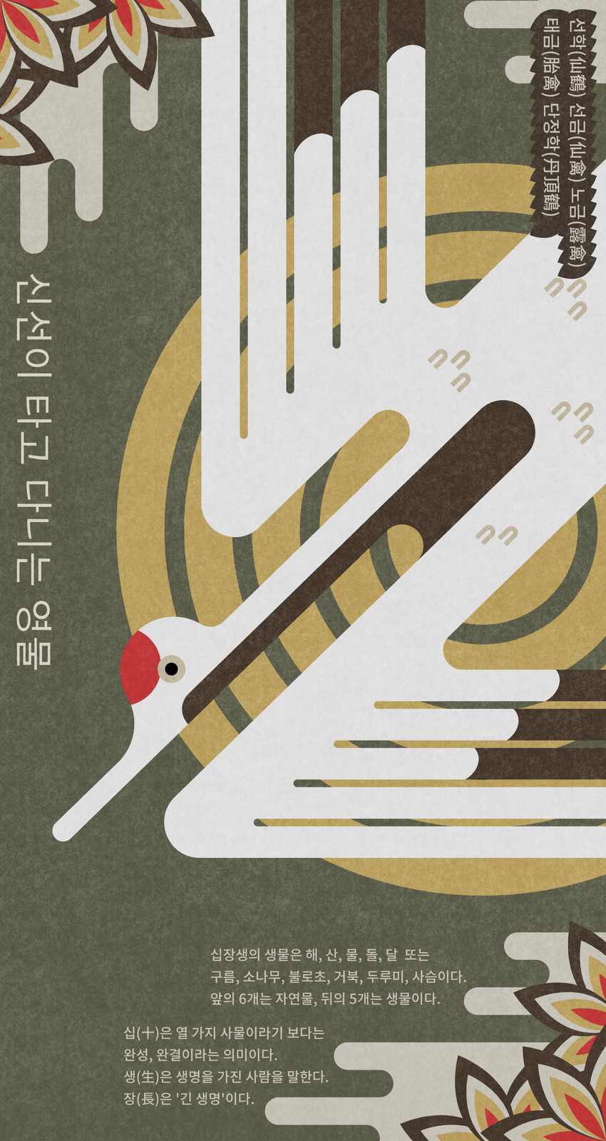 “Ten Symbols of Longevity Poster 2”, 2024, by Woong Studio - typo ...