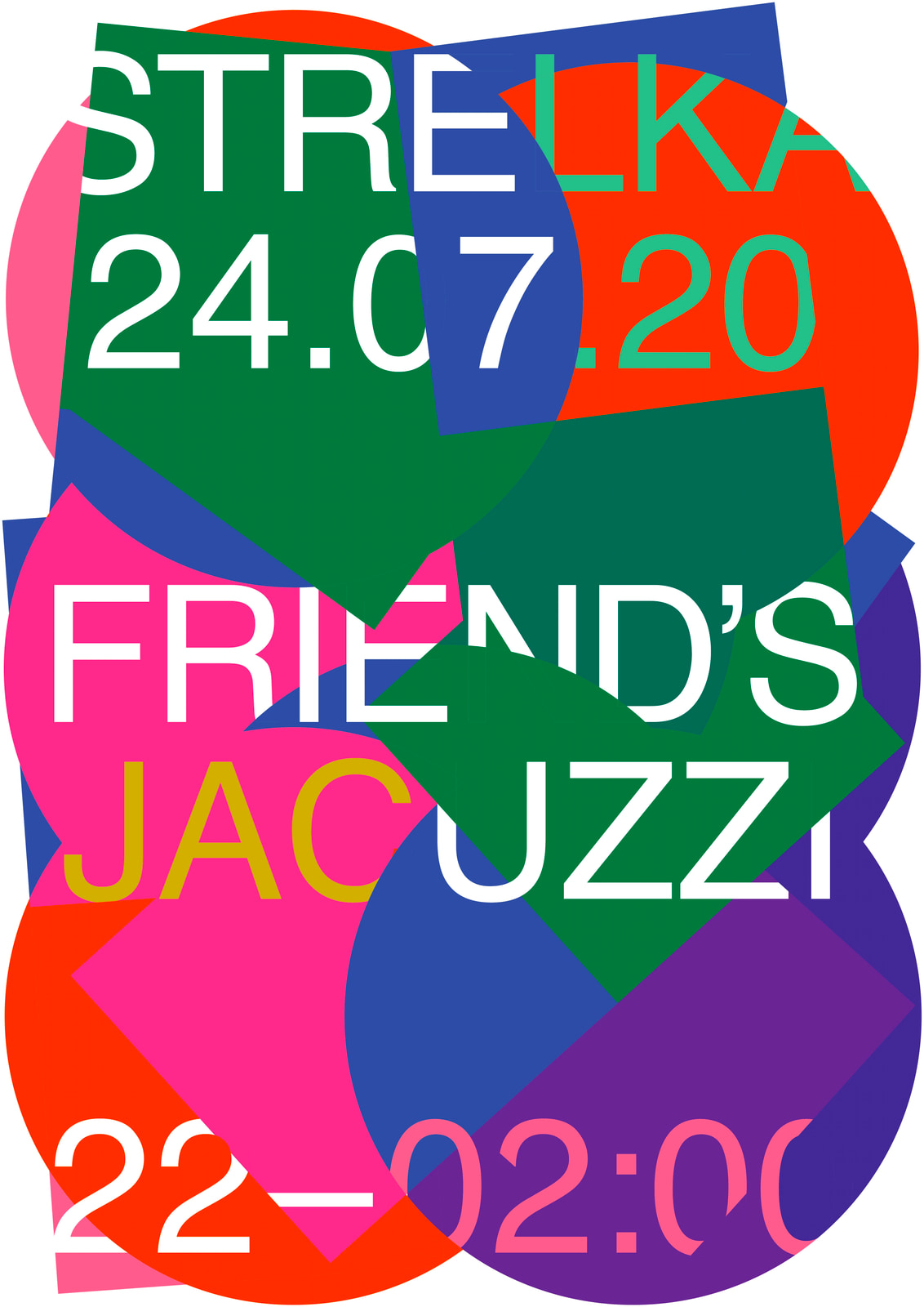 “Strelka”, 2020, by Anna Kulachek - typo/graphic posters