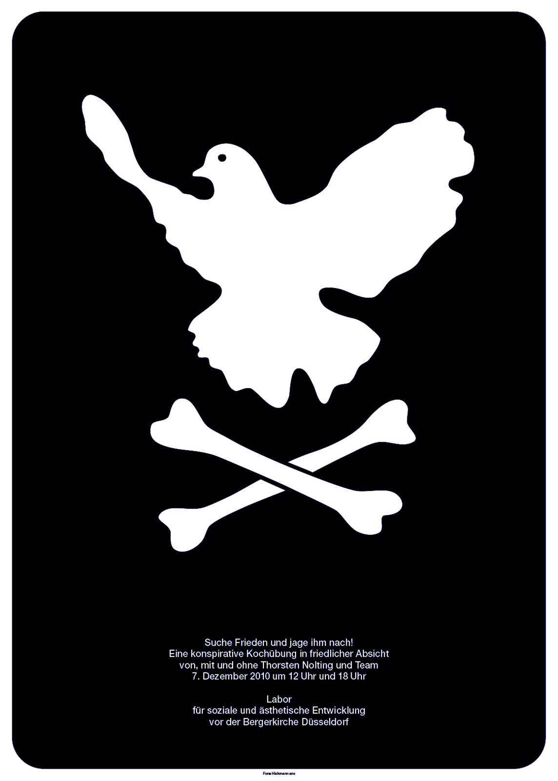 “Labor”, 2000, by fons hickmann - typo/graphic posters