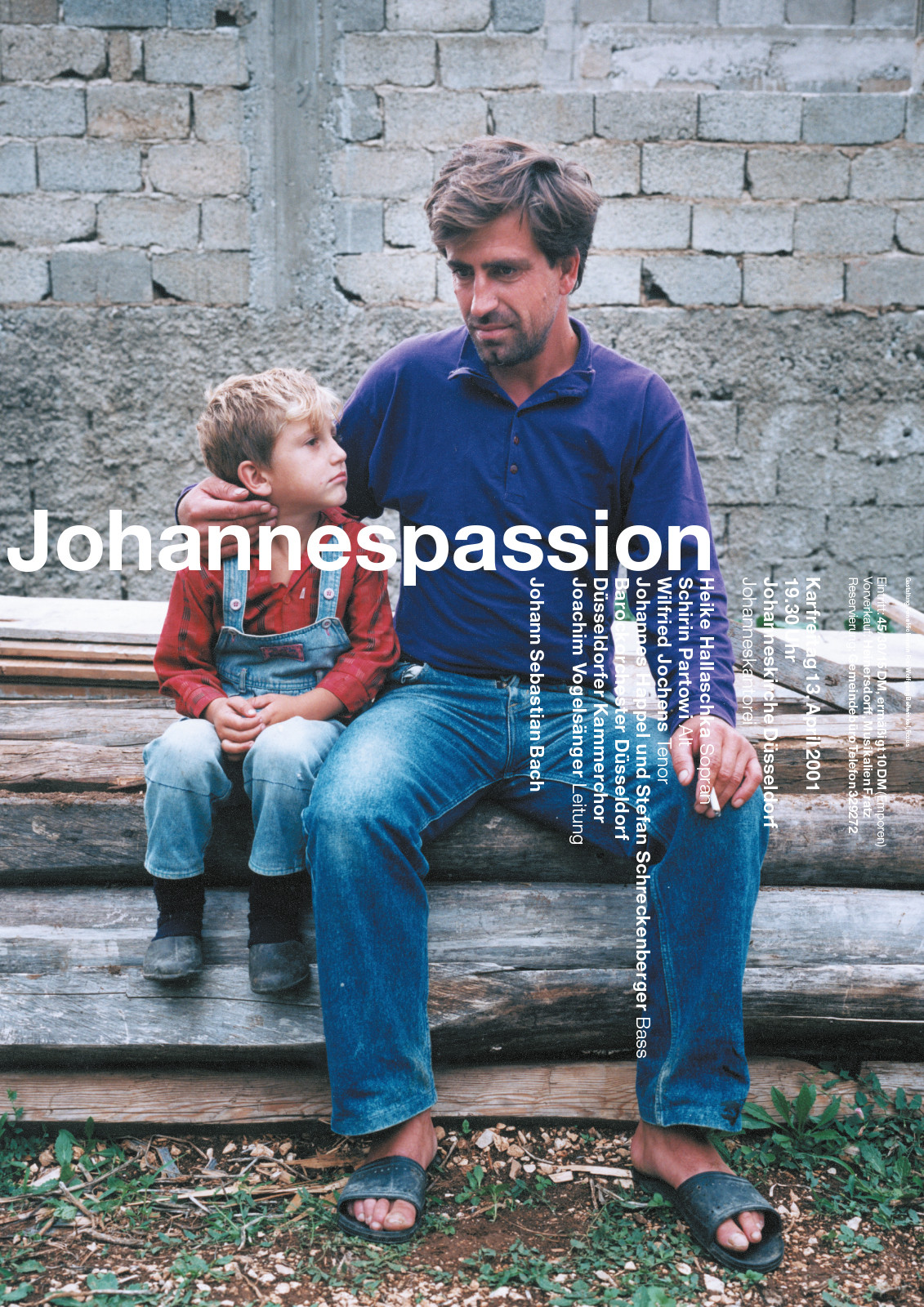 “Johanneskantorei”, 2000, by fons hickmann - typo/graphic posters