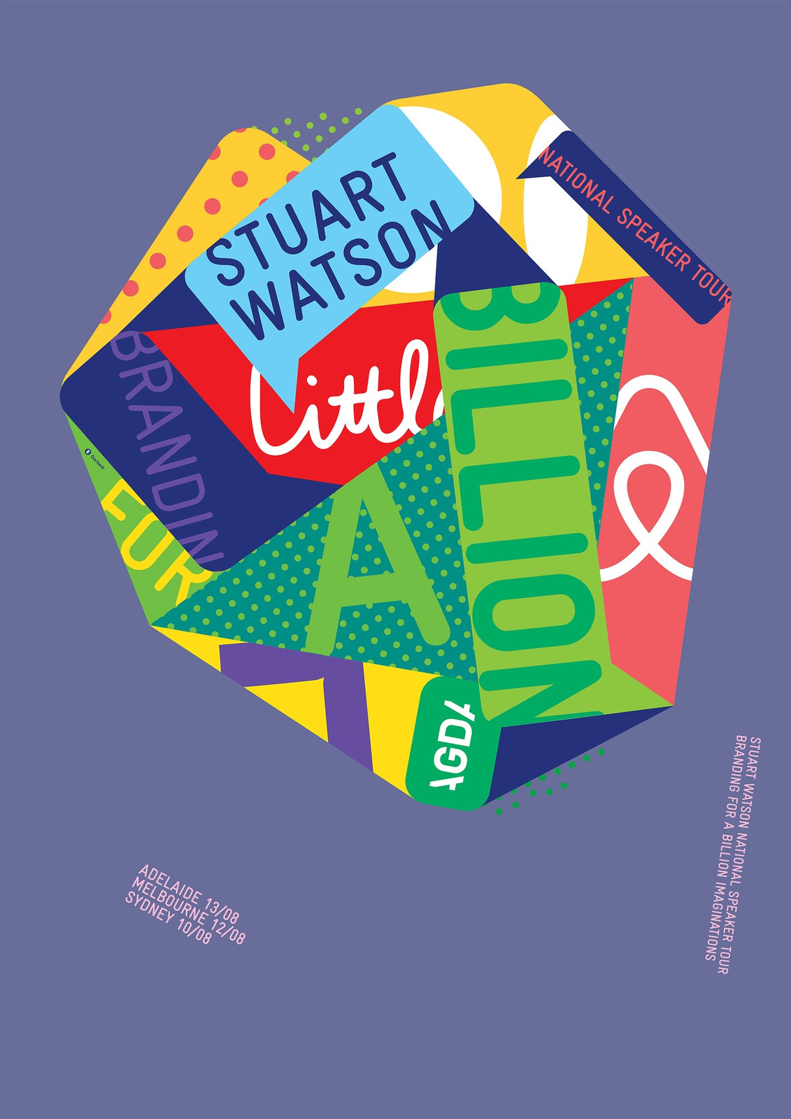 “Stuart Watson”, 2011, by garbett - typo/graphic posters