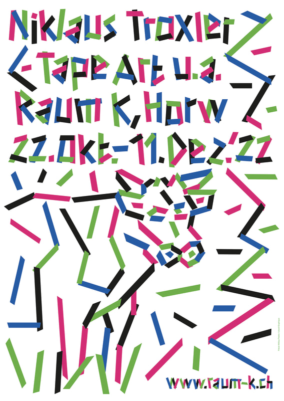 “Niklaus Troxler - Tape Art u.a.”, 2022, by niklaus troxler for 100 ...