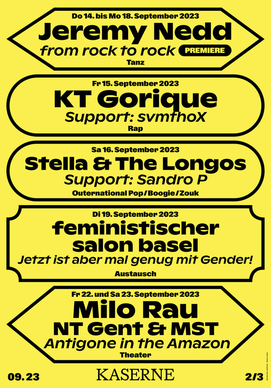 “Am I?”, 2023, by Janice Beck for 100 beste Plakate - typo/graphic posters