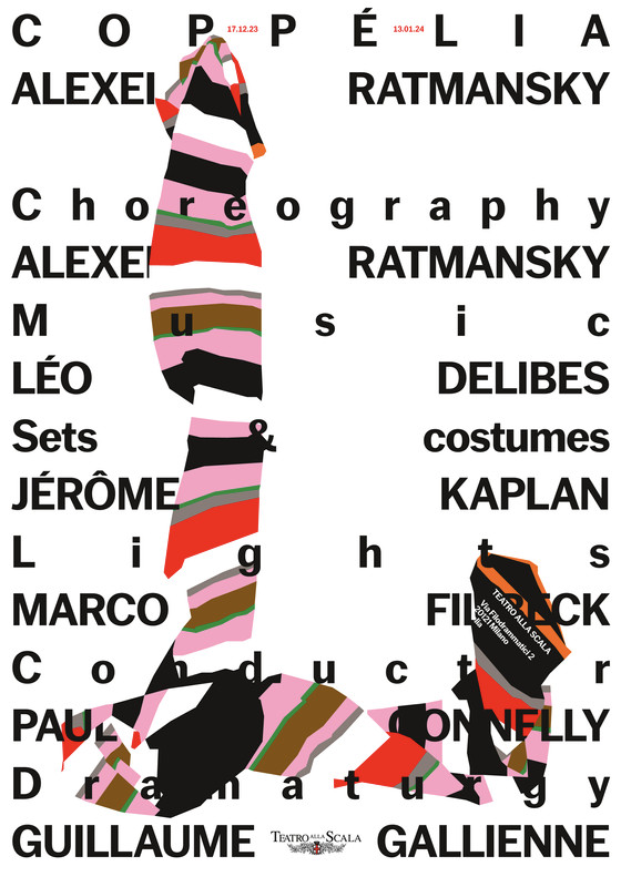 “Coppelia”, 2024, by Anastasia Temirkhan - typo/graphic posters