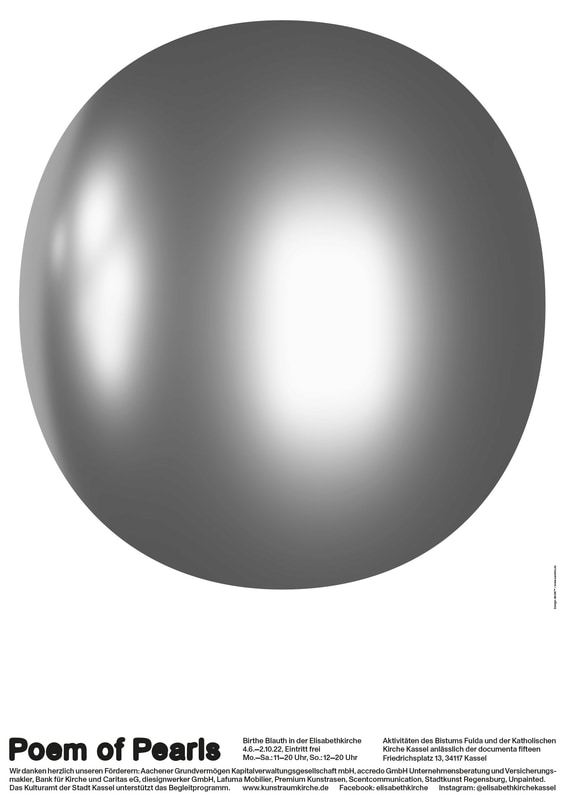 “Poem of Pearls”, 2022, by BANK™ - typo/graphic posters