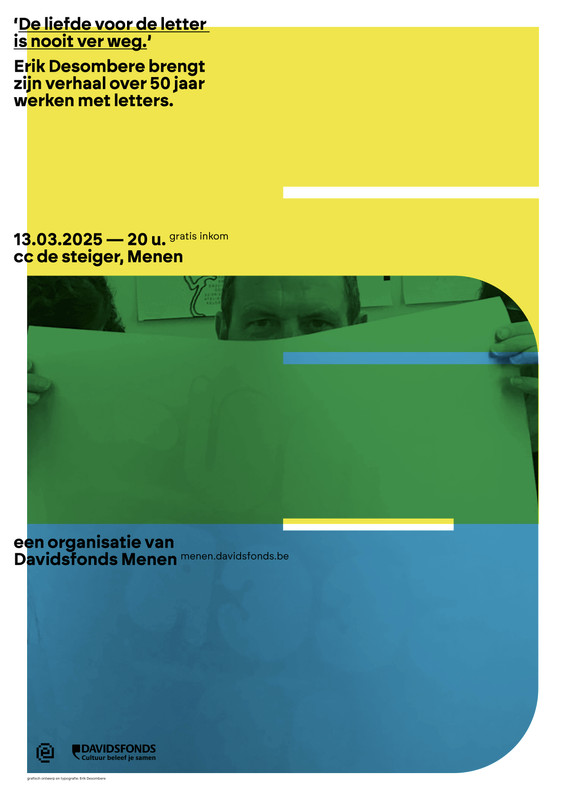 “EXPO PARADE”, 2025, by erik desombere - typo/graphic posters