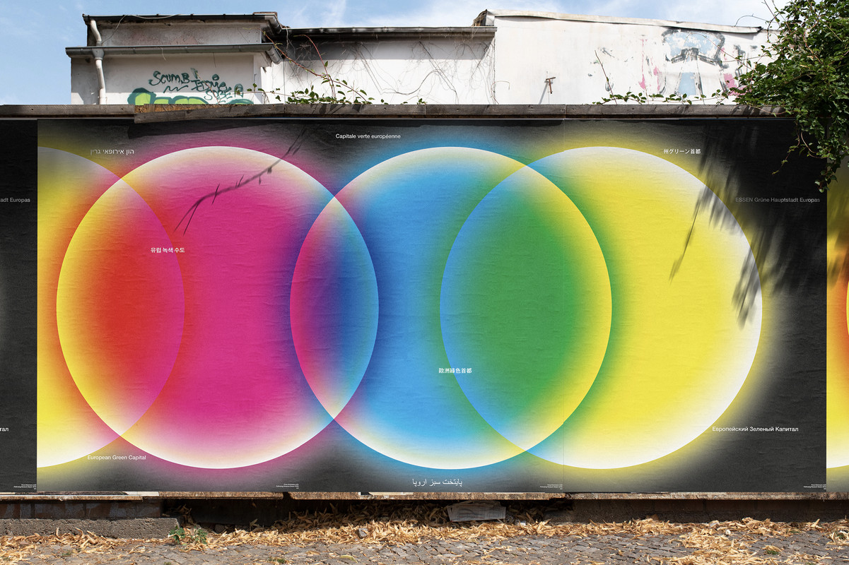 “Green Europe”, 2016, by fons hickmann - typo/graphic posters