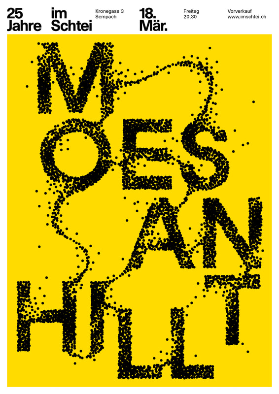 “Moe's Anthill”, 2022, by Erich Brechbühl for im schtei - typo/graphic ...