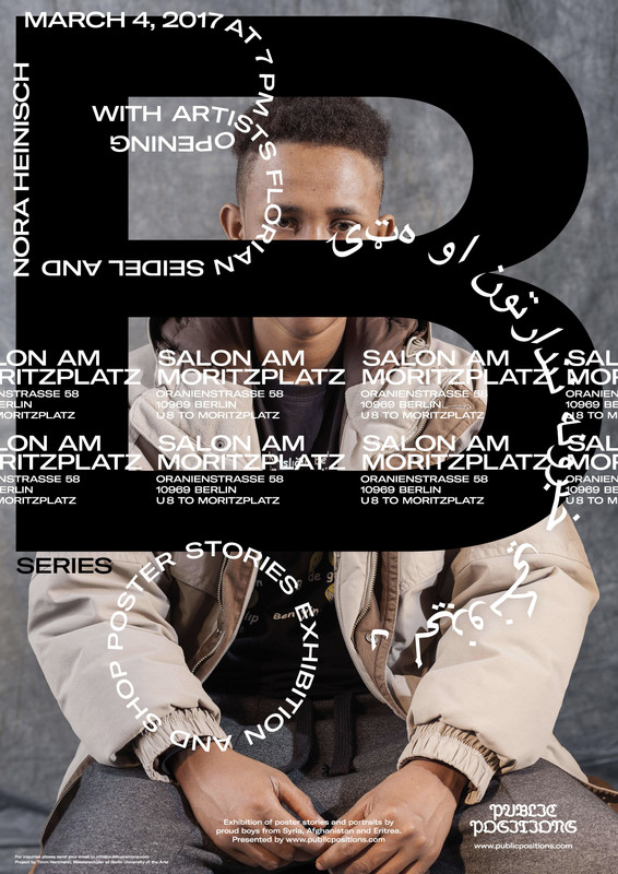 “Public Positions”, 2017, by Timm Hartmann for Klasse Hickmann - typo/graphic posters