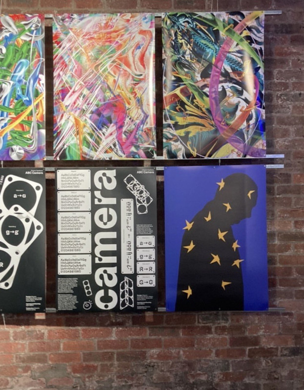 “ABC Camera”, 2022, by Mikhail Lychkovskiy - typo/graphic posters