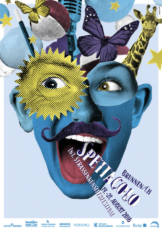 “Spettacolo Brunnen”, 2016, by Michael Speranza - typo/graphic posters