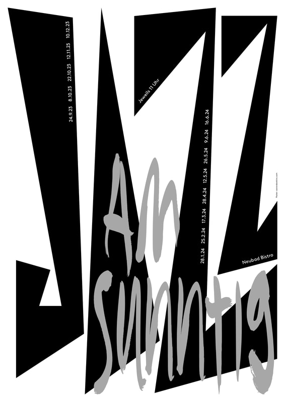 “Strandgut Flohmarkt”, 2023, by Benjamin Kunz for Neubad - typo/graphic ...