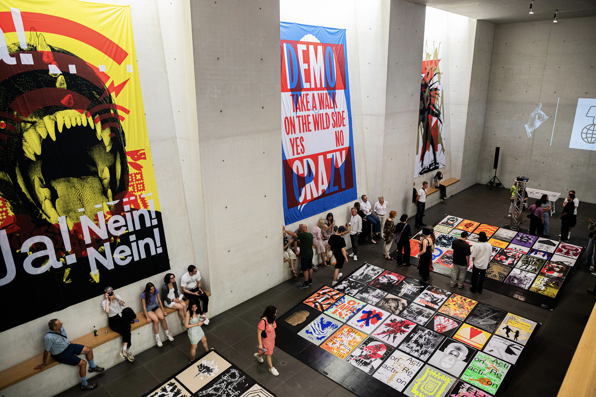 “WOODSTOCK (IM ARSCH)”, 2019, by Lars Harmsen and Markus Lange (Poster ...