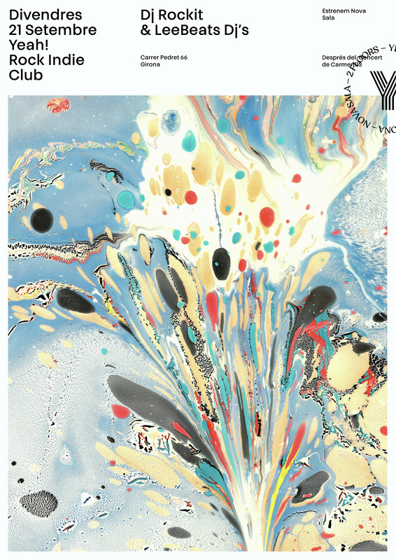 “Yeah! poster”, by Quim Marin - typo/graphic posters