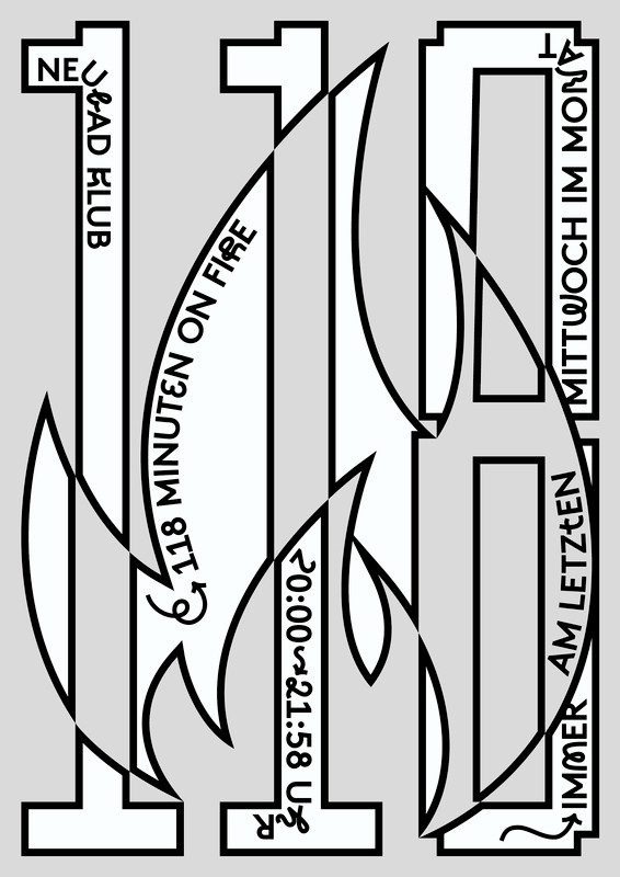 “Dachs”, 2022, by sam steiner, lea huser - typo/graphic posters