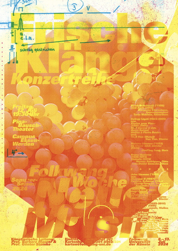 “Fresh Sounds, New Music (2025)”, 2024, by Thomas Kühnen - typo/graphic ...