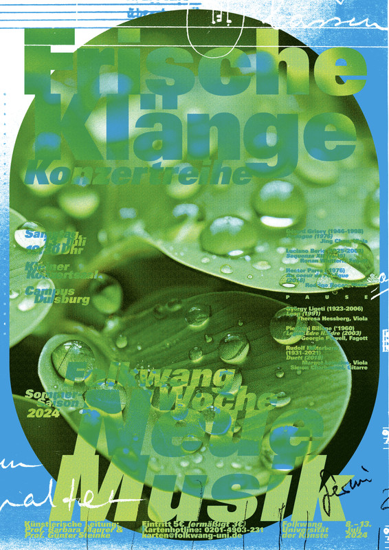 “Fresh Sounds, New Music (2025)”, 2024, by Thomas Kühnen - typo/graphic ...