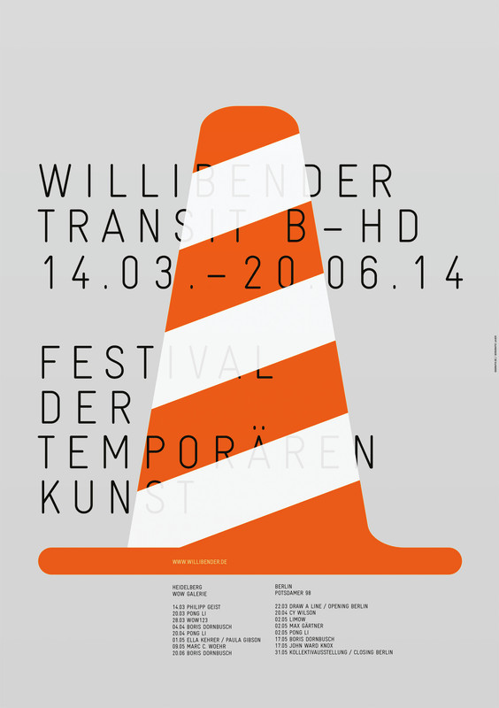 “Transit”, 2014, by Götz Gramlich - typo/graphic posters