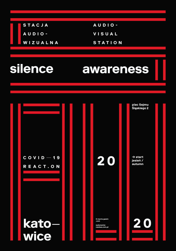 “Spodek Monument”, 2021, by Marta Gawin - typo/graphic posters