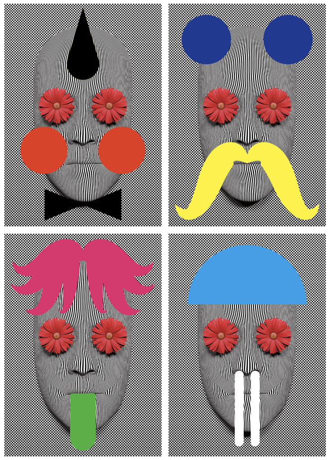 faces - Collection - typo/graphic posters