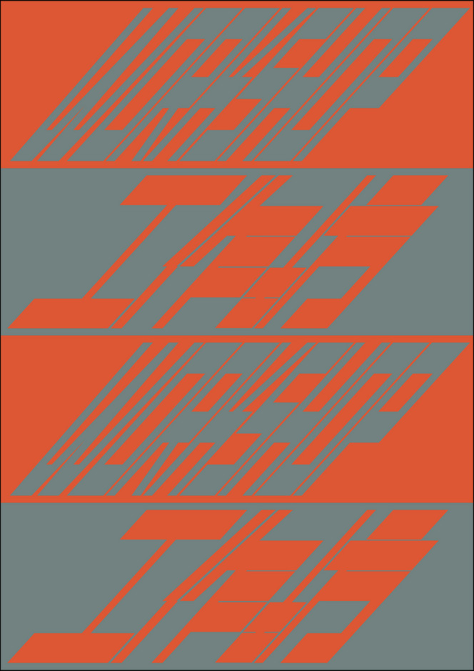 “Lunar Fest”, 2024, by Studio Kekfeng - typo/graphic posters