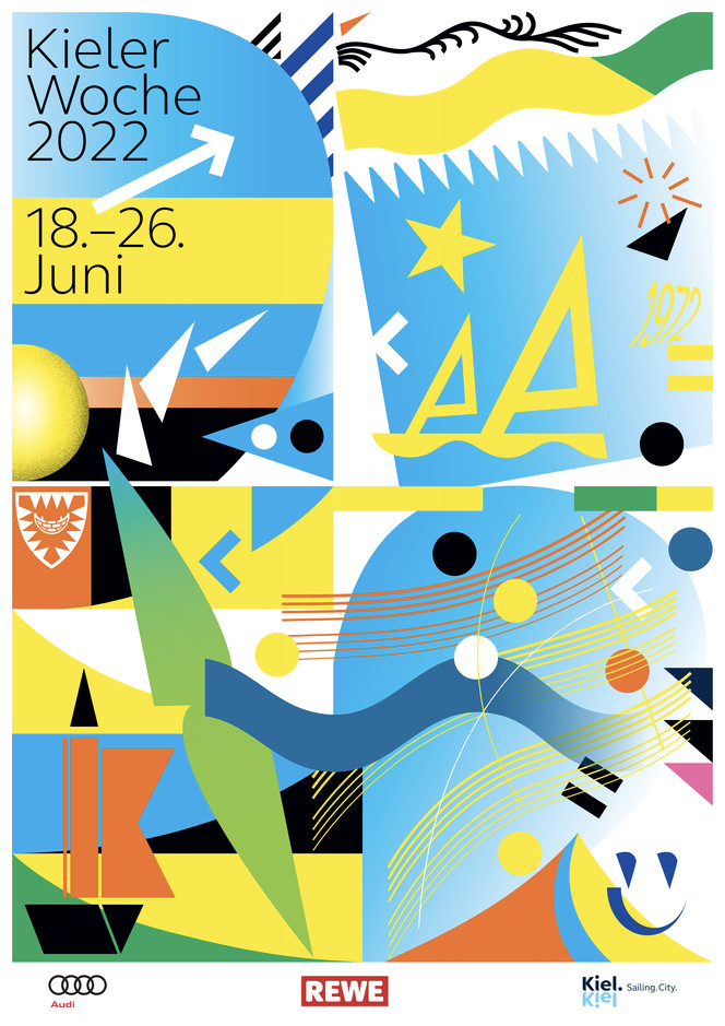 Kieler Woche - typo/graphic posters