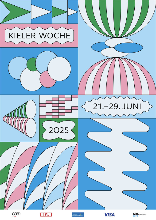Kieler Woche - typo/graphic posters