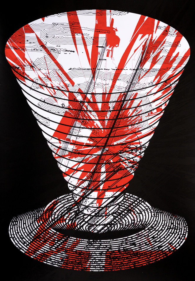 “WOODSTOCK (IM ARSCH)”, 2019, by Lars Harmsen and Markus Lange (Poster Rex) togetehr with Ariane ...