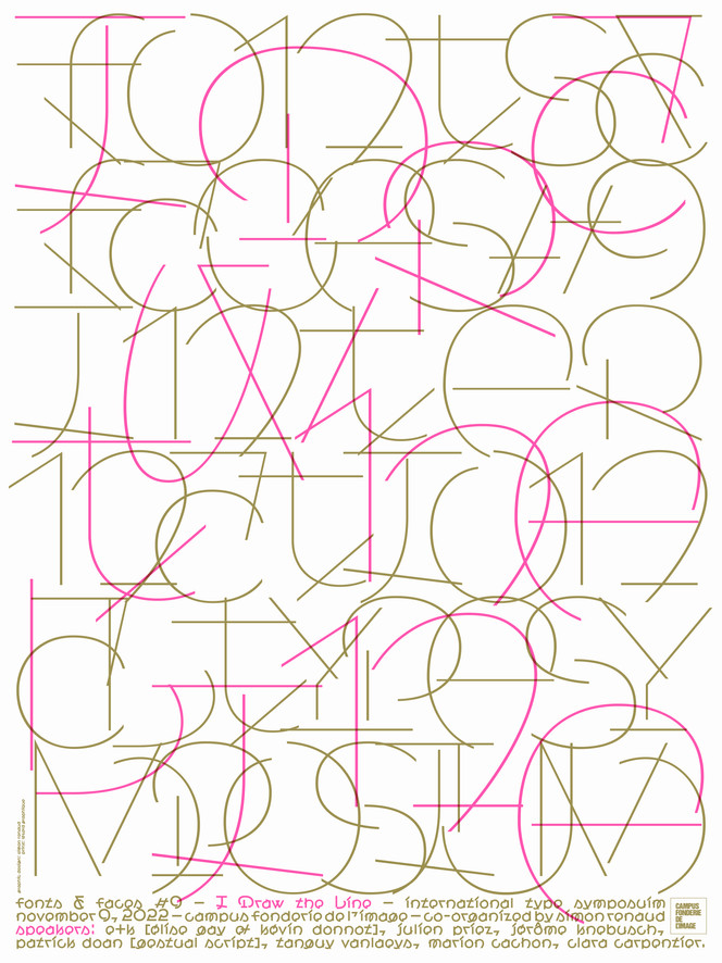 “Puces Typo #13”, 2023, by Simon Renaud - typo/graphic posters