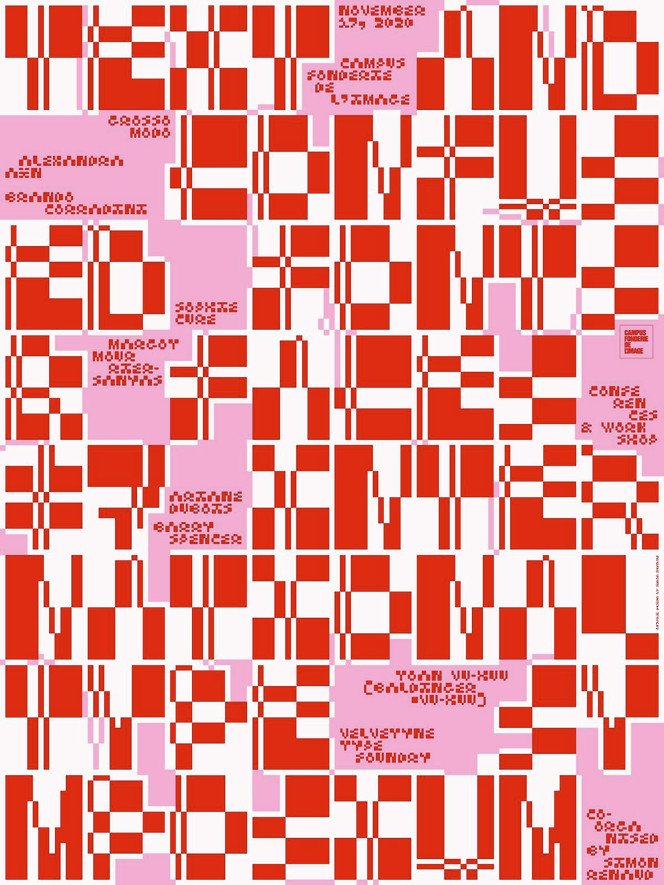 “Puces Typo #13”, 2023, by Simon Renaud - typo/graphic posters