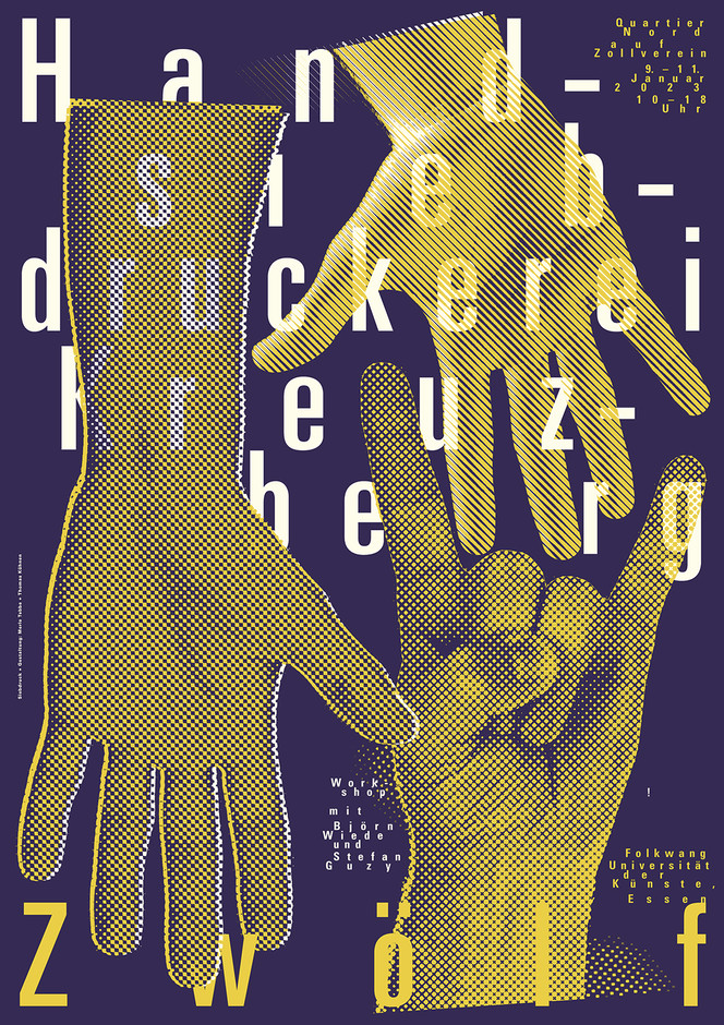 “philosophy for folkwang”, 2016, by Thomas Kühnen - typo/graphic posters