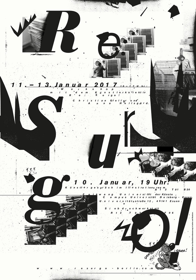 “philosophy for folkwang”, 2016, by Thomas Kühnen - typo/graphic posters