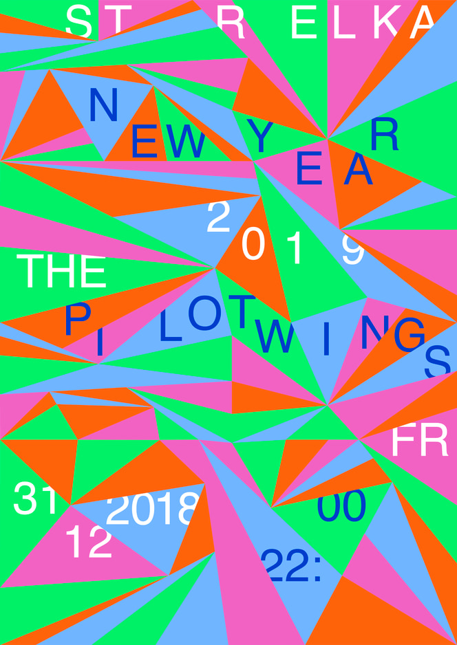 “Strelka”, 2015, by Anna Kulachek - typo/graphic posters