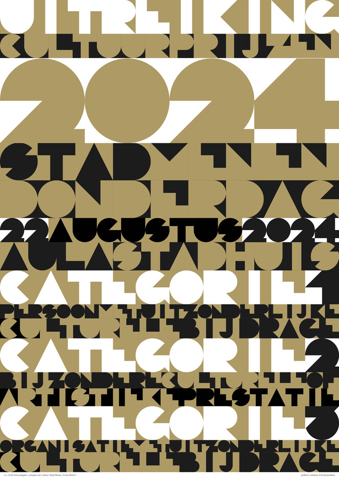 “EXPO PARADE”, 2025, by erik desombere - typo/graphic posters