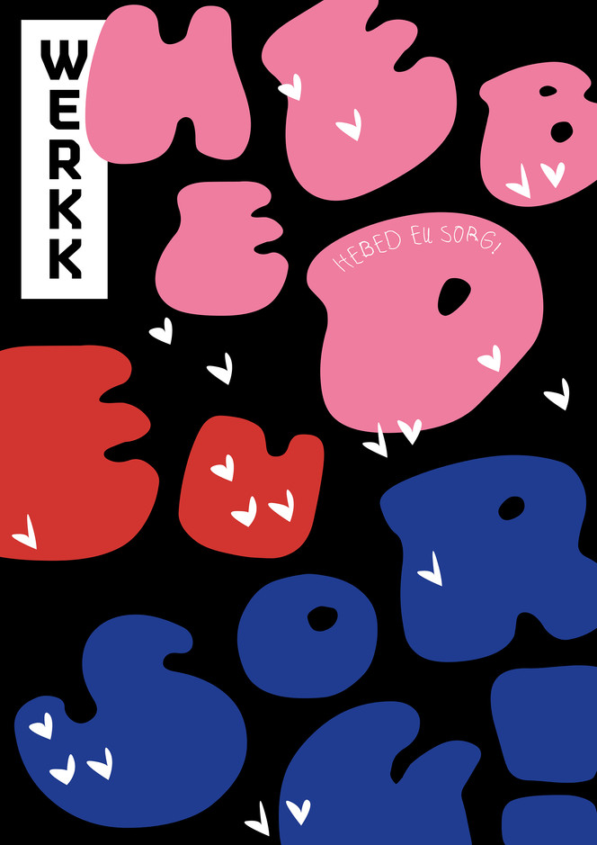 “Lil Bruzy”, 2022, by Lea Huser - typo/graphic posters