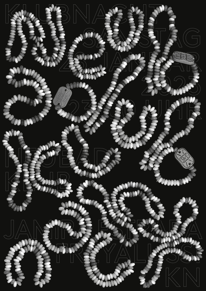 “Raphael Loher”, 2022, by Jahn Koutrios for Neubad - typo/graphic posters